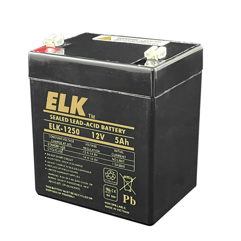 Sealed Lead Acid Battery, 12 V 5Ah - ELK Products